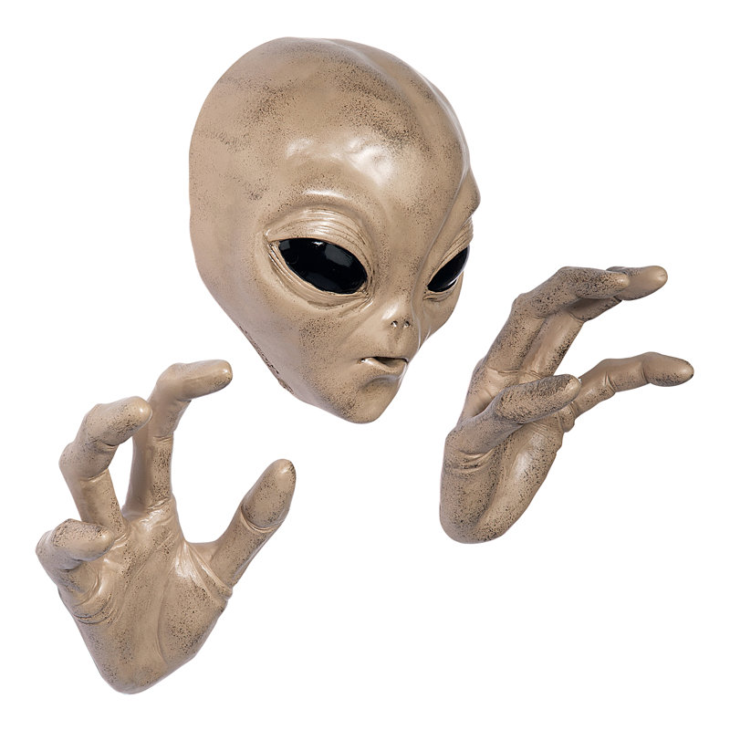 Design Toscano Roswell the Alien Wall Sculpture & Reviews | Wayfair