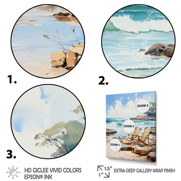 Dovecove Coastalbeach Beach Bliss II - Nautical & Beach Wall Decor ...