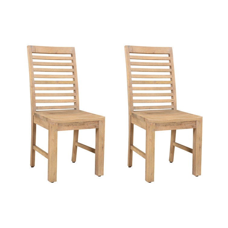 Laurel Foundry Modern Farmhouse Hollingsworth Solid Wood Ladder Back ...