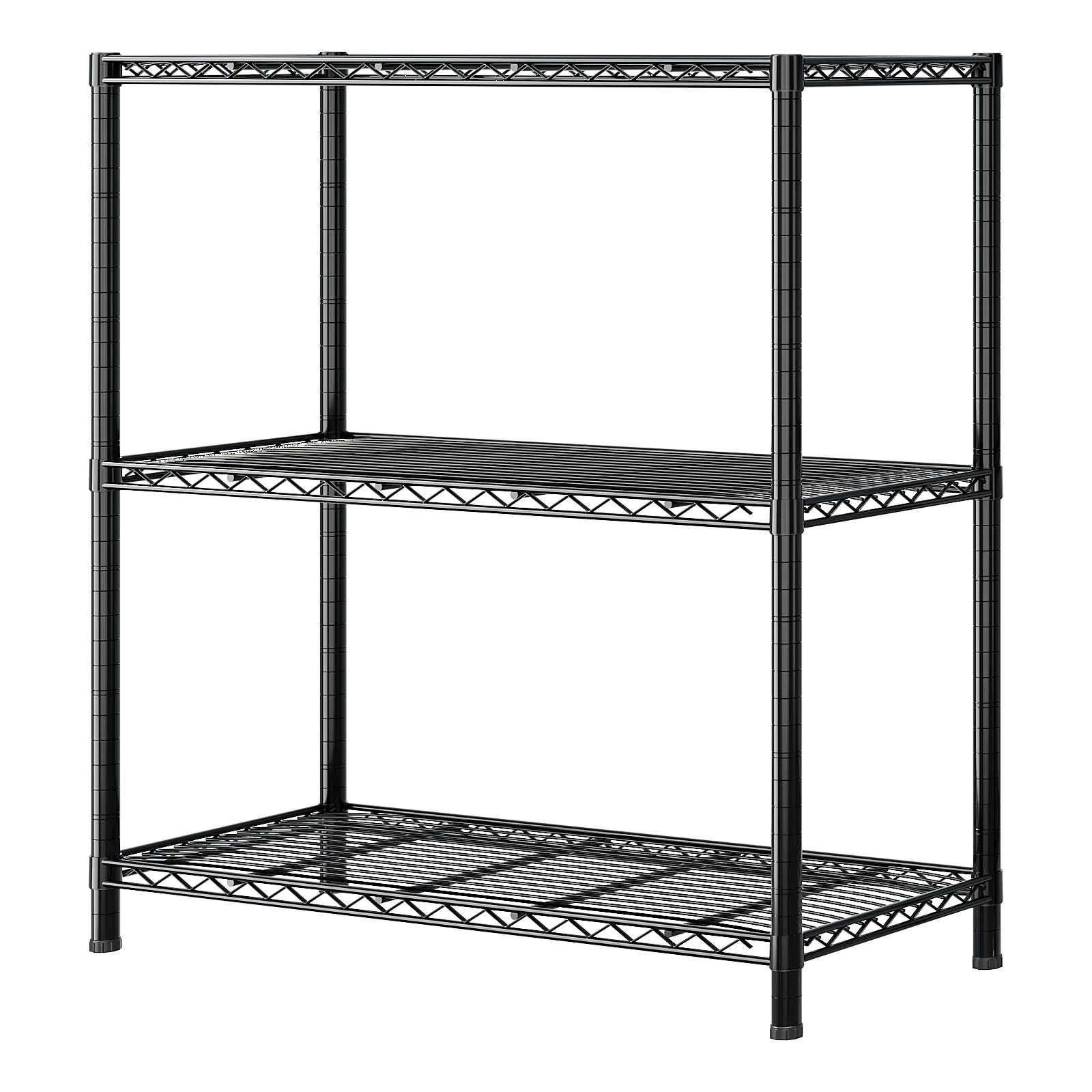Rebrilliant Heavy Duty Storage Adjustable Metal Shelves Wire Shelving ...