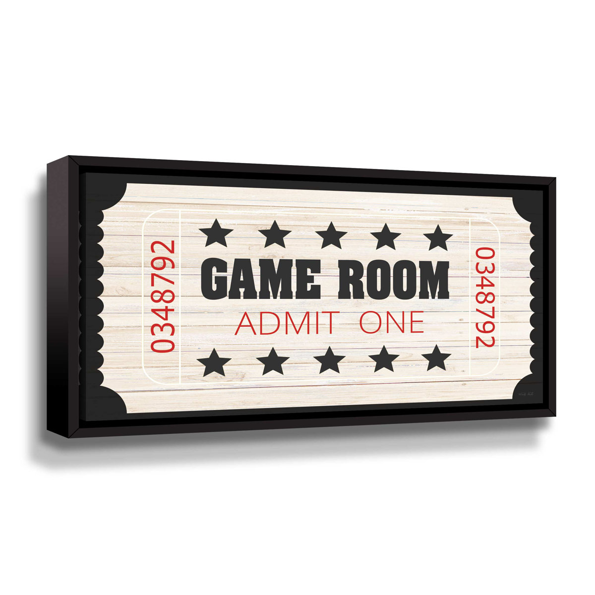 ArtWall Game Room Ticket Gallery & Reviews | Wayfair