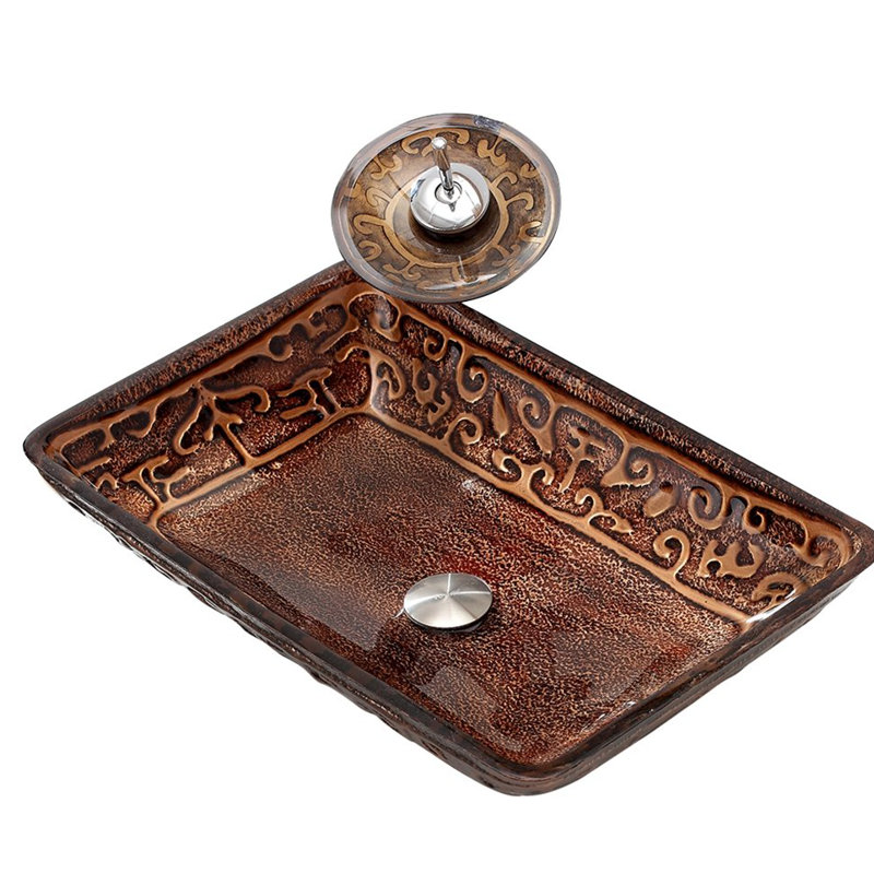 Arsumo 14'' Brown Bathroom Sink & Reviews | Wayfair