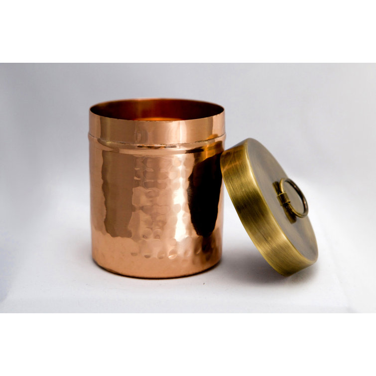 Alchemade Hammered Copper Storage Jar | Wayfair