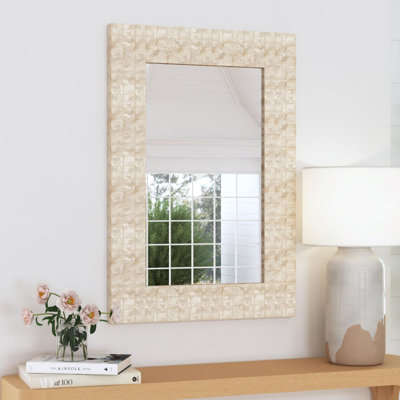 Bay Isle Home™ Bette Round Capiz Seashell Wall Mirror & Reviews | Wayfair
