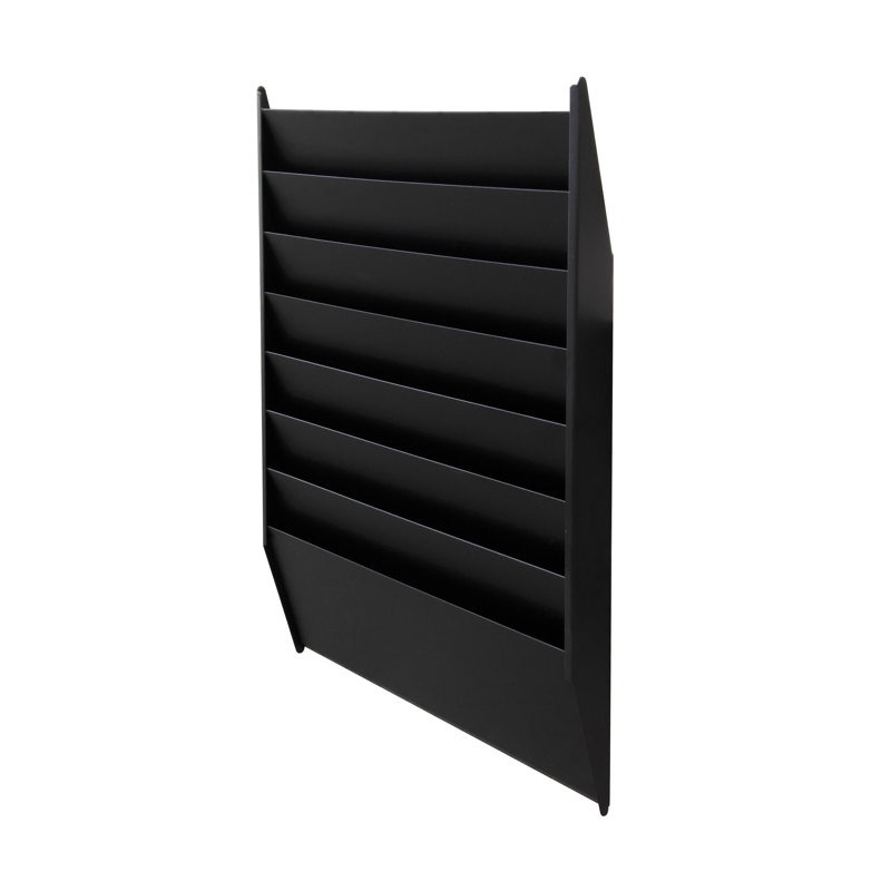 FixtureDisplays 7-Tier Wall Cubicle Mount File Holder Literature ...