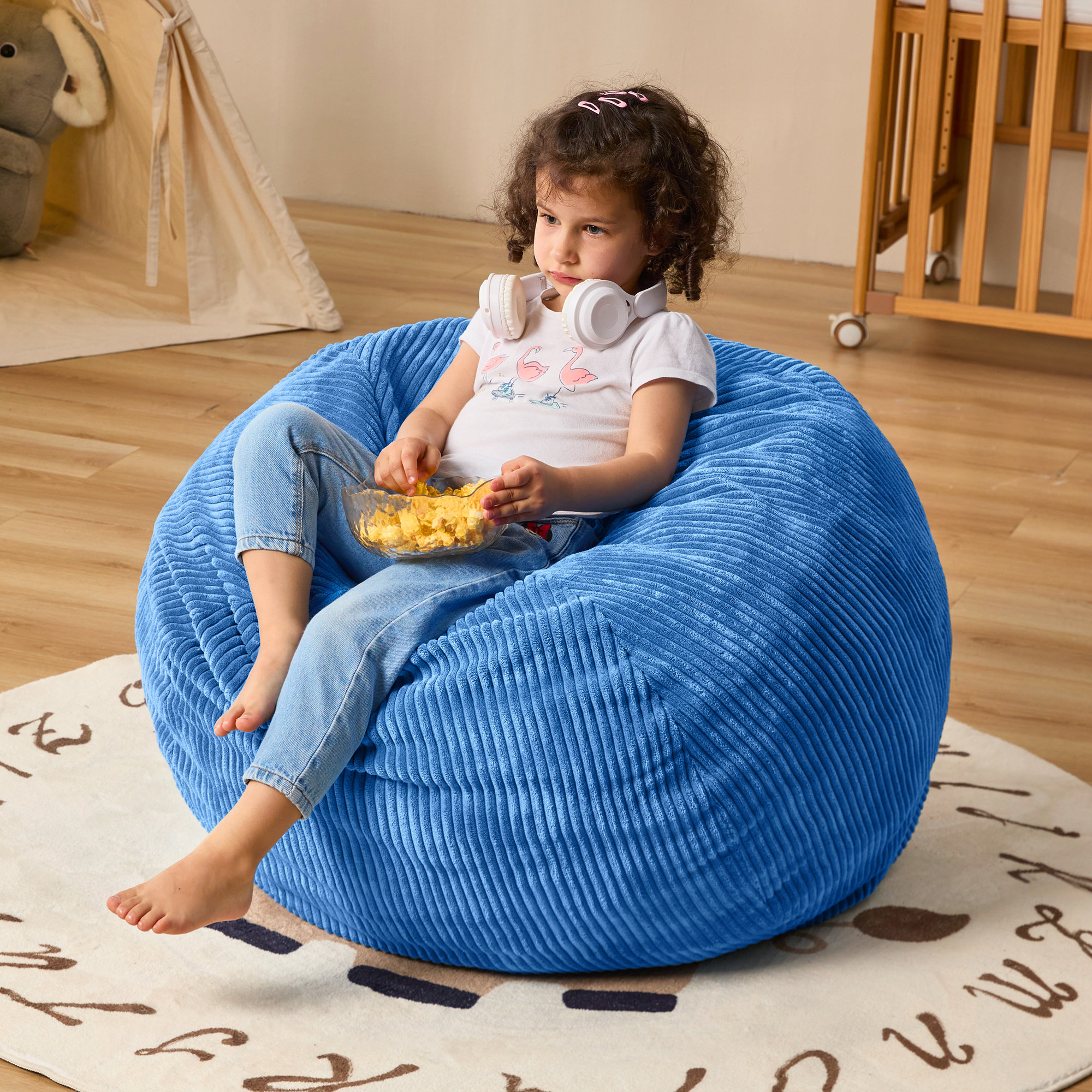 Trule Bean Bag Chairs Teardrop Bean Bag Chair For Adults Beanbag Chair ...