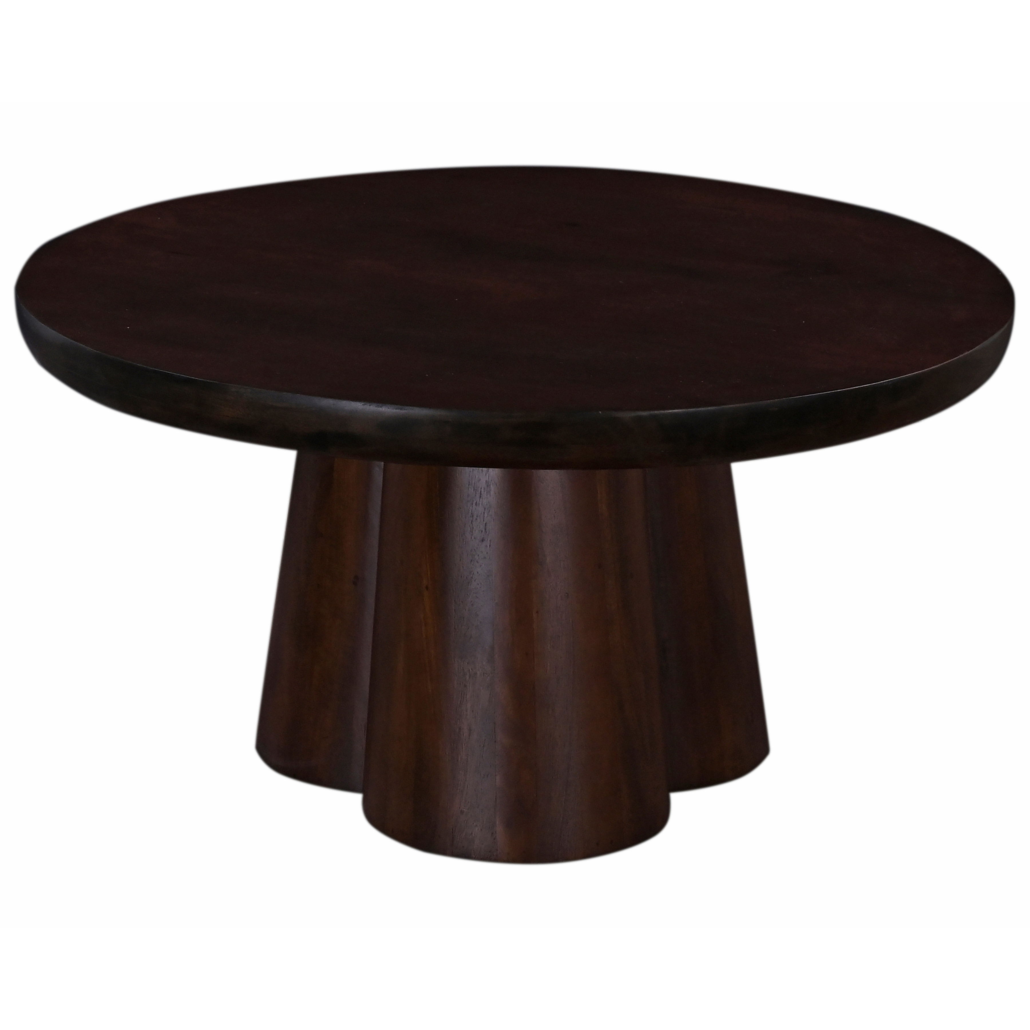 Latitude Run® Gorkis 31 in. Wood Round Pedestal Coffee Table | Wayfair
