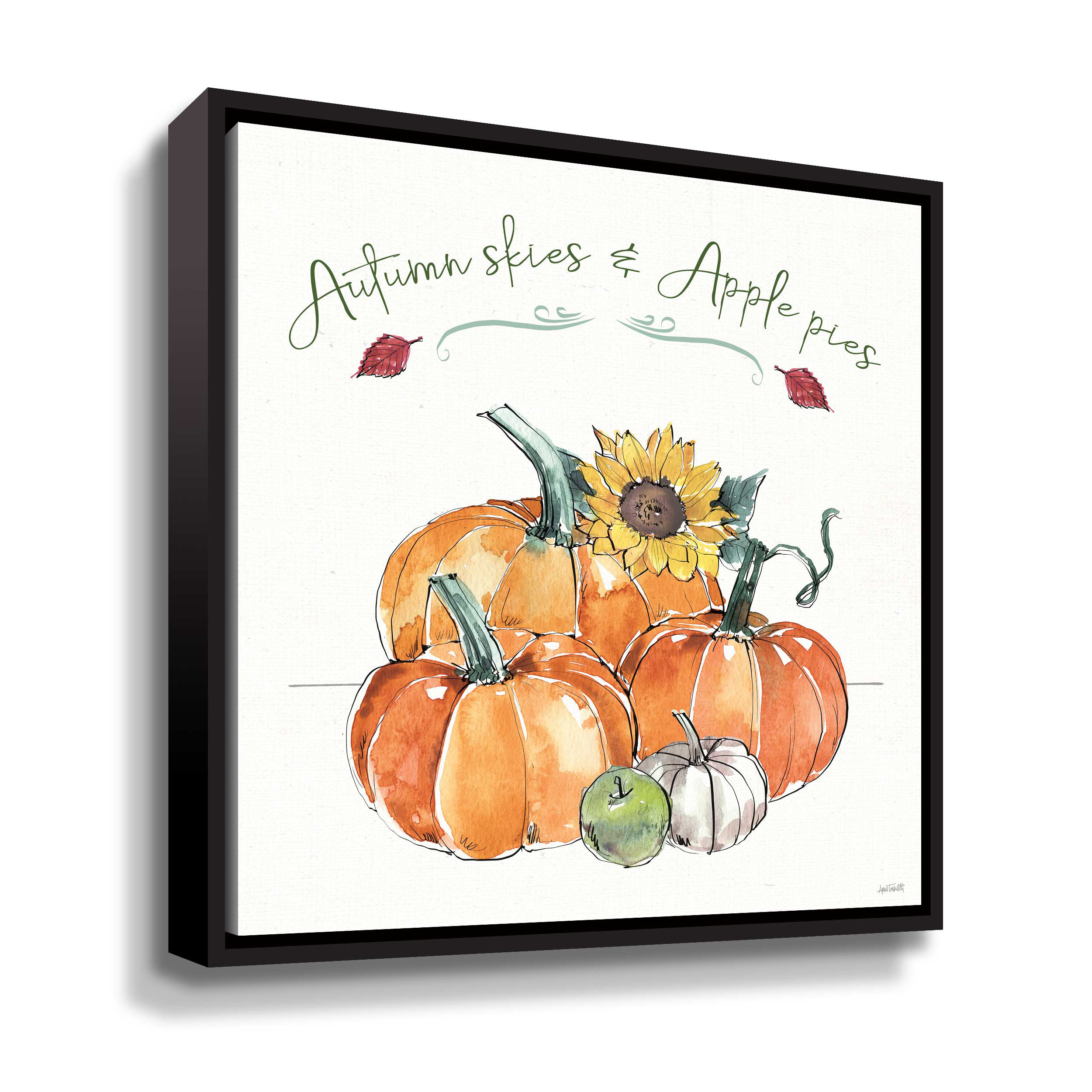 Rosalind Wheeler Country Harvest III Gallery Wrapped Floater-Framed ...
