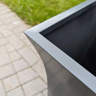 Lark Manor Blizzard Metal Planter Box | Wayfair.co.uk