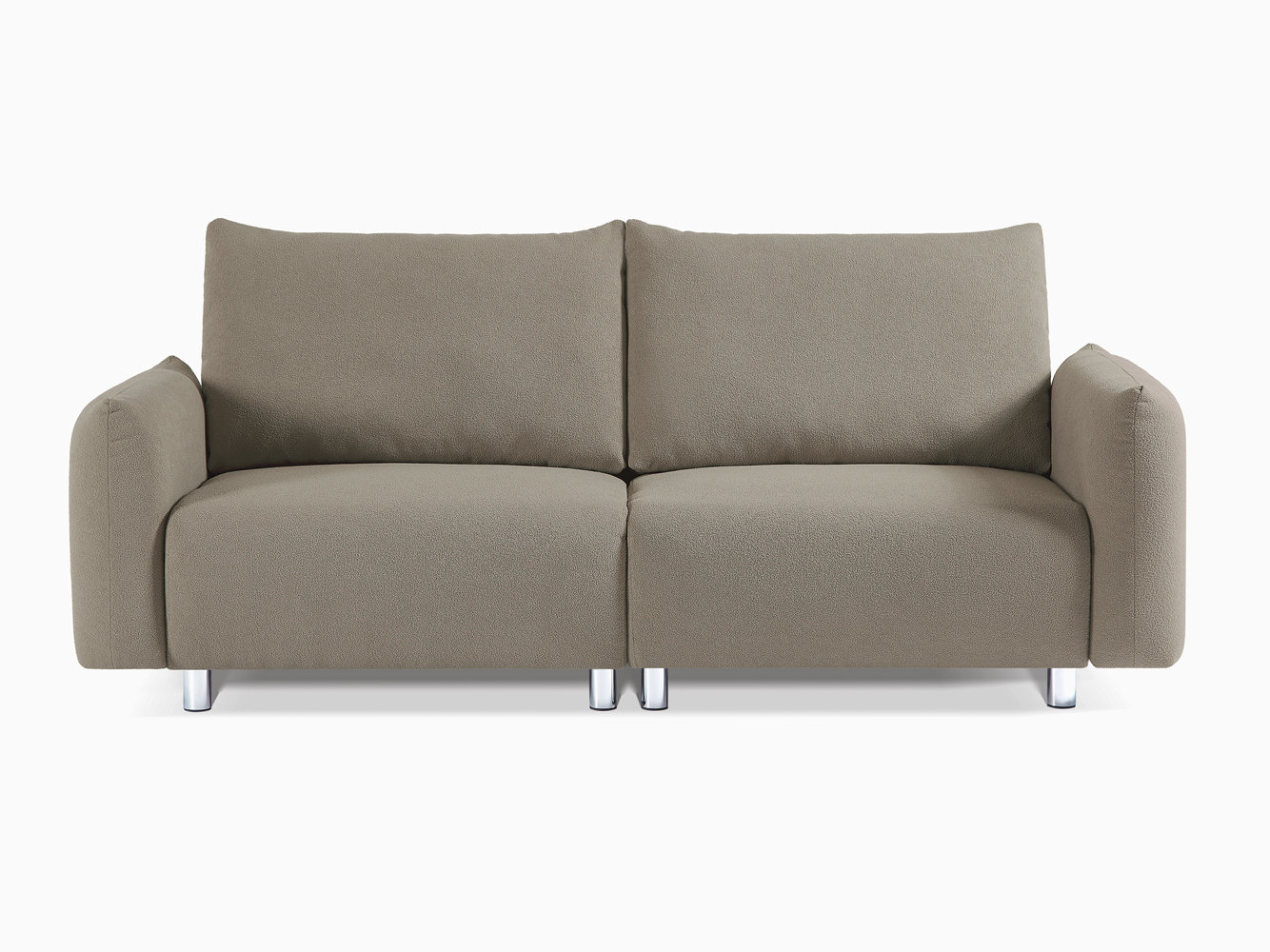 Ebern Designs Bread Sofa 2 Seater Loveseat Couch Loose Back Sectional ...
