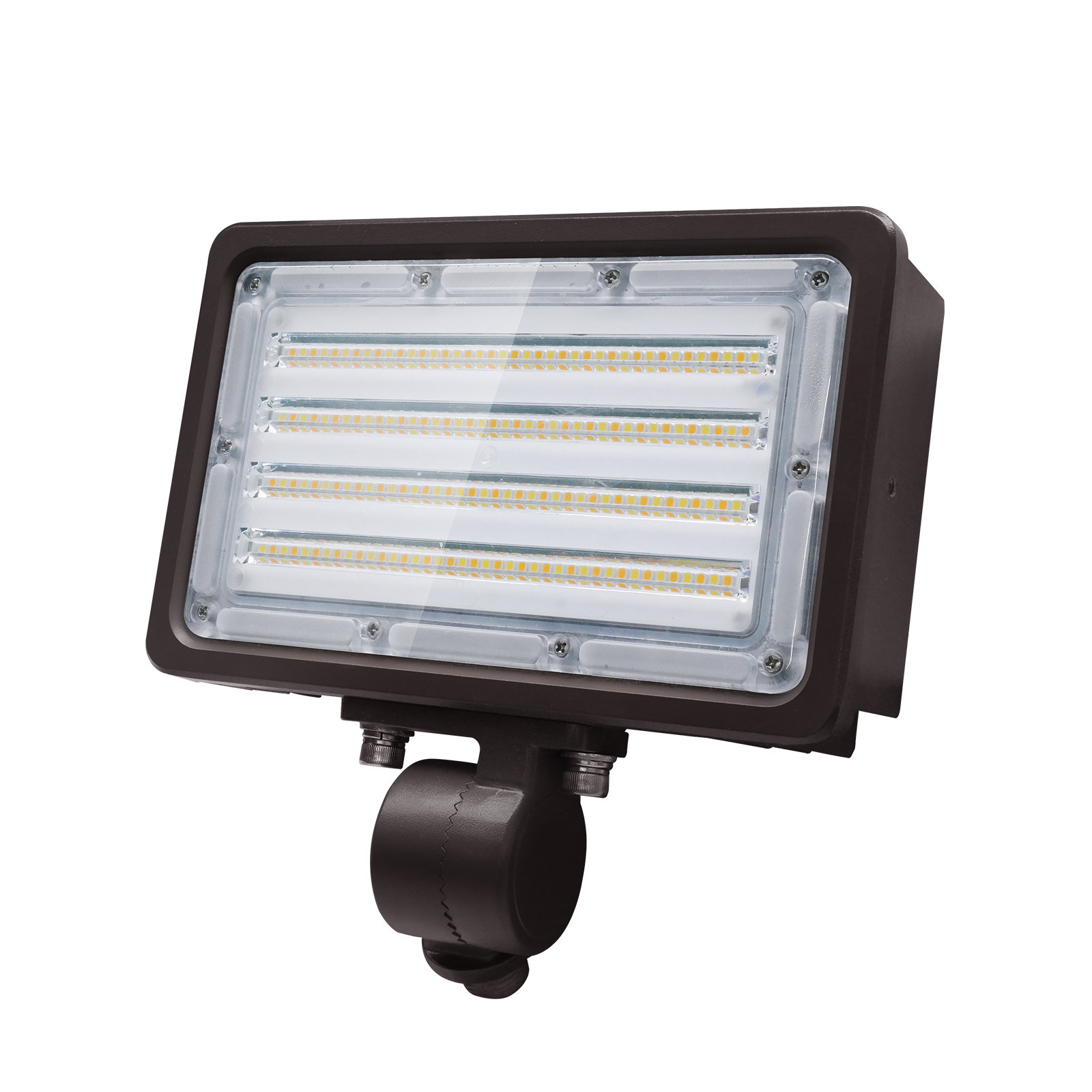 RUN BISON 130-Watt LED Outdoor Security Flood Light | Wayfair