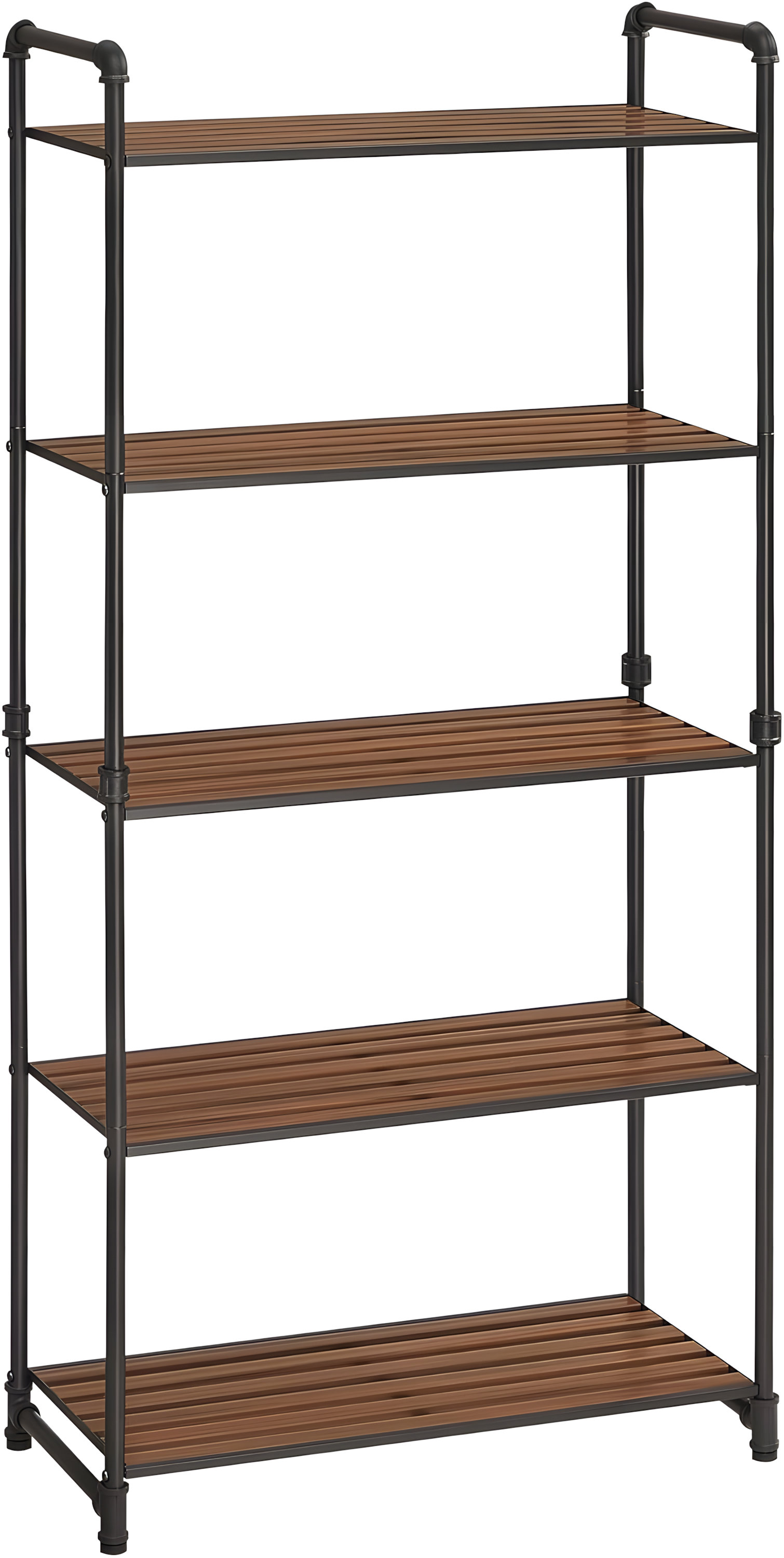 Latitude Run® 5-Tier Storage Rack With Water-Resistant PVC Shelves And ...