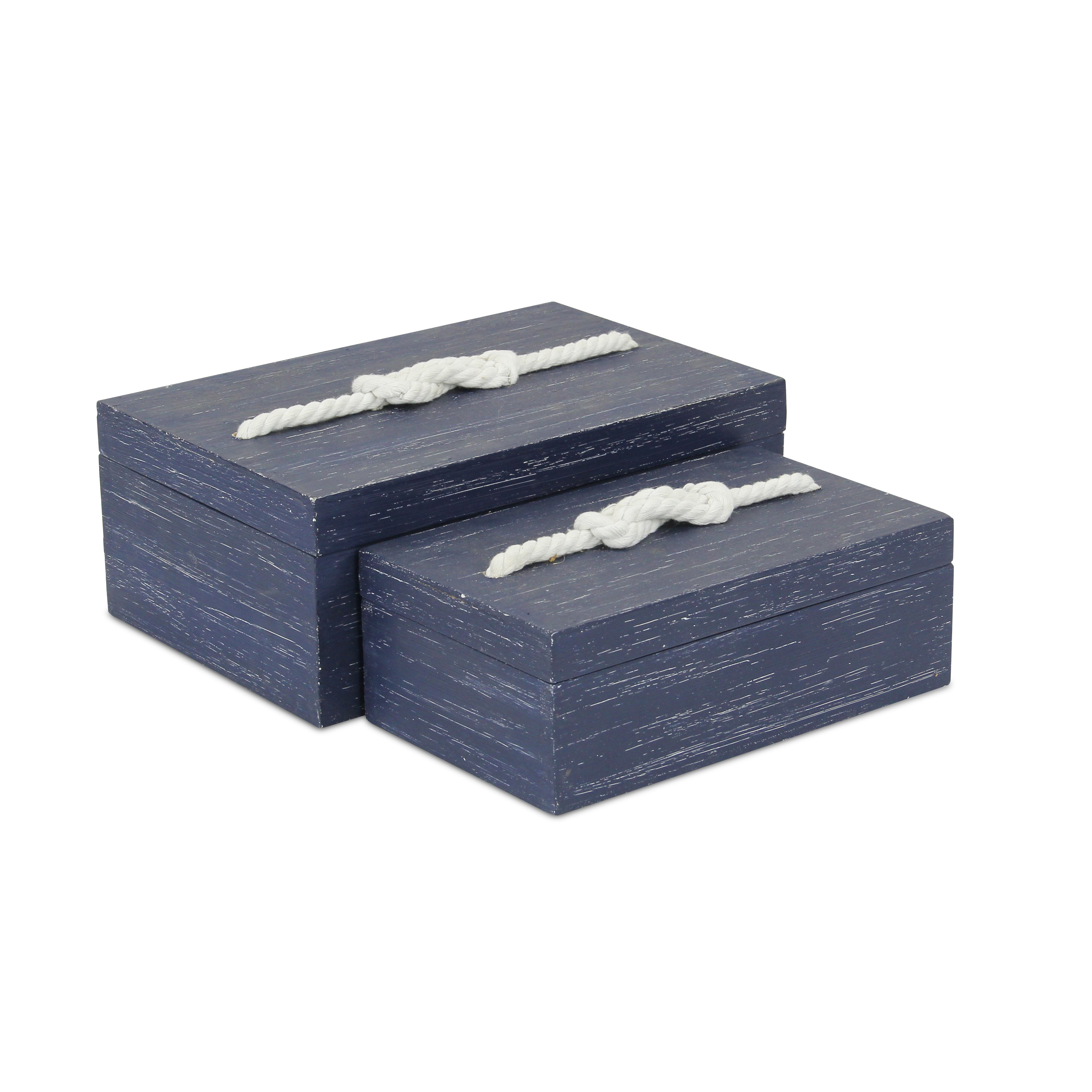 Beachcrest Home Ledoux 2 Piece Storage Box Set - Wayfair Canada