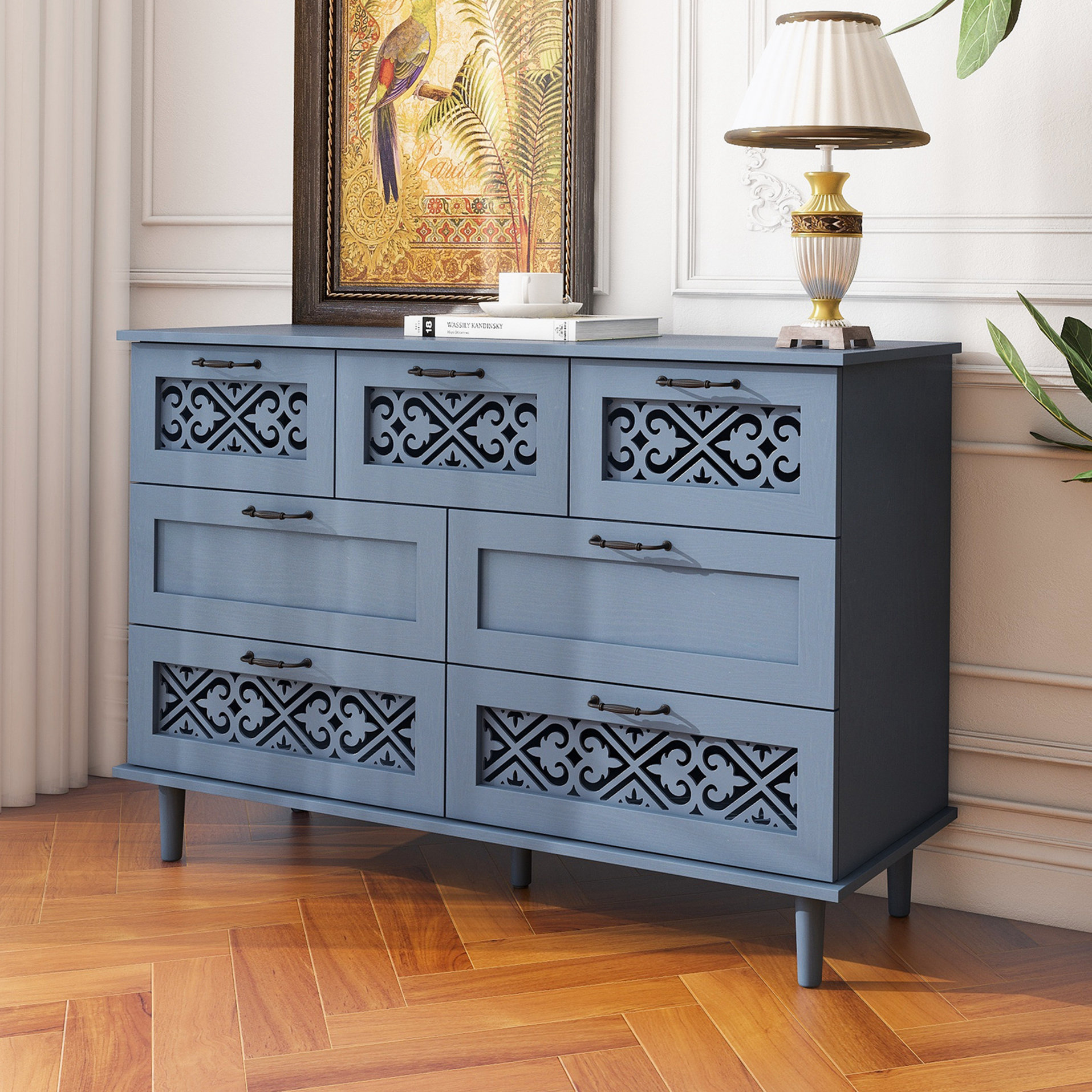 Red Barrel Studio® 7 Drawer Cabinet, | Wayfair