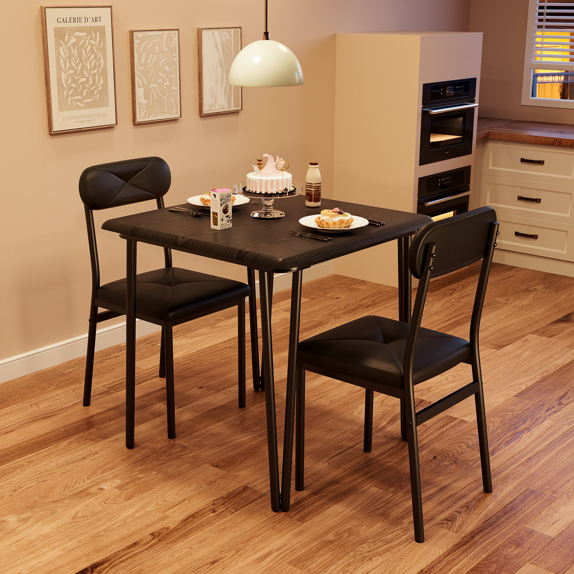 17 Stories Dining Table Set of 2 | Wayfair