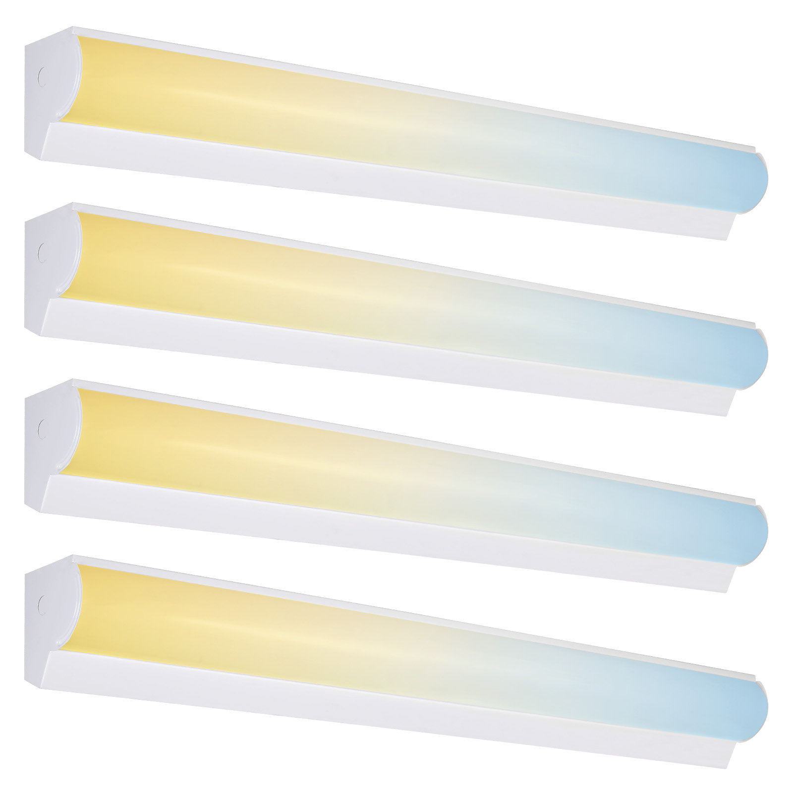 LEDVANS 4ft Commercial Led 3cct Led Linear Stairwell Strip Light ...