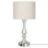 Three Posts™ Labriola 20.7" Silver Table Lamp with USB and Touch ...