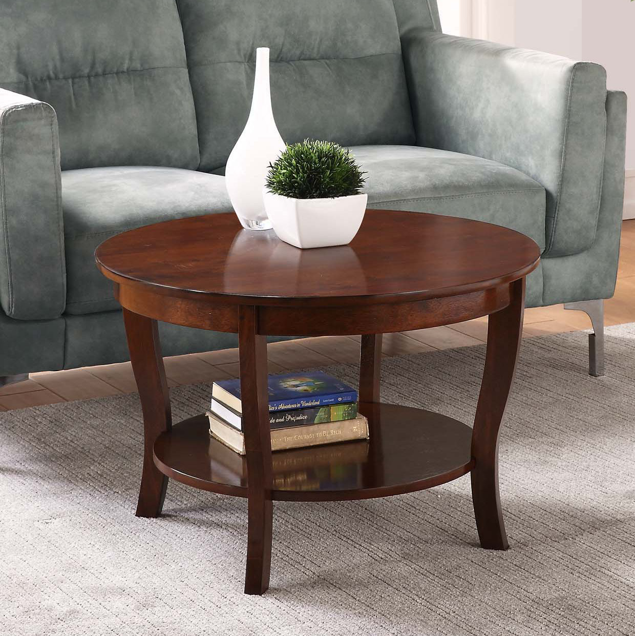 Red Barrel Studio® Carbin 30" Coffee Table with Shelf & Reviews | Wayfair