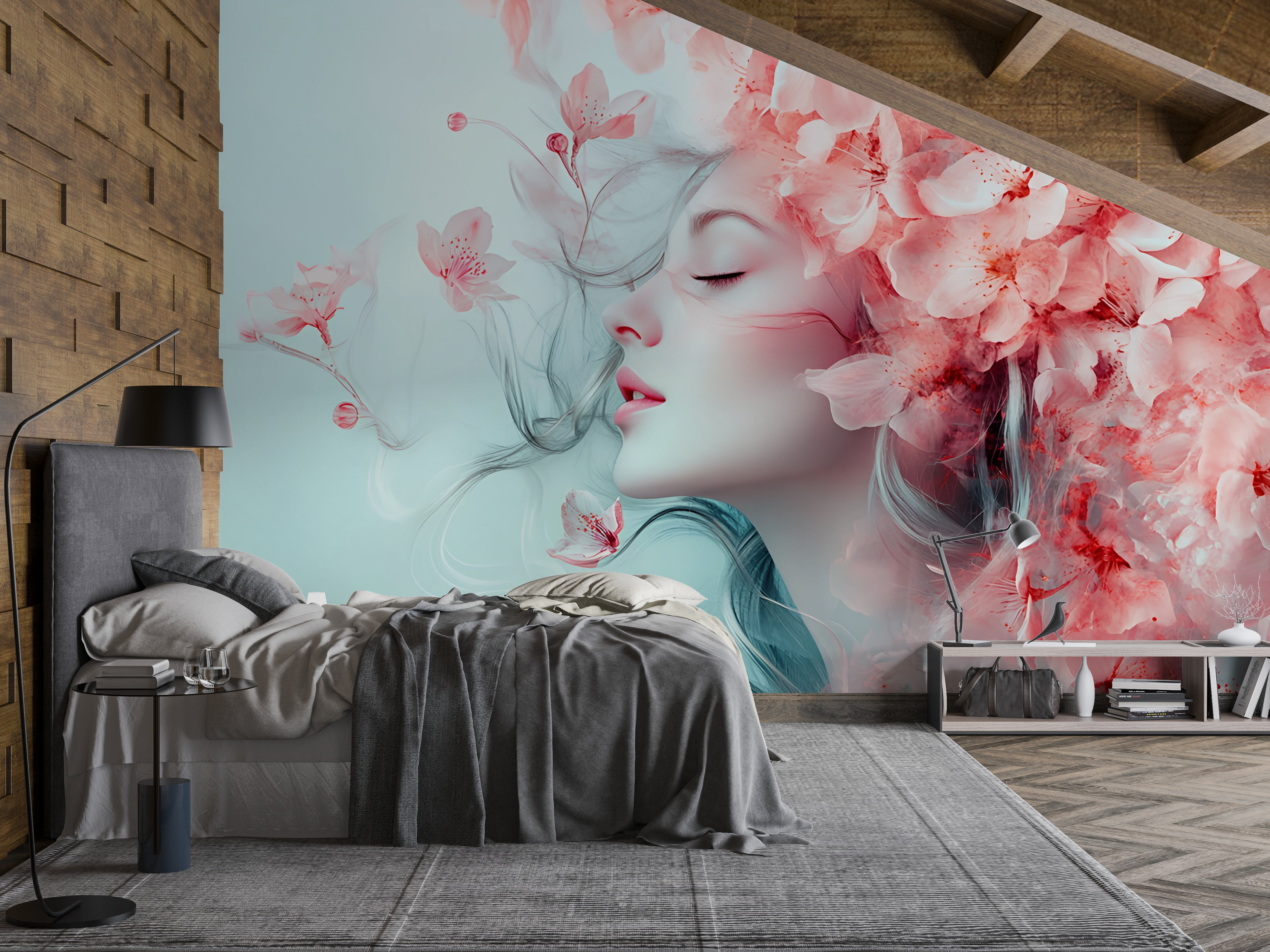 feminine wallpaper for bedroom