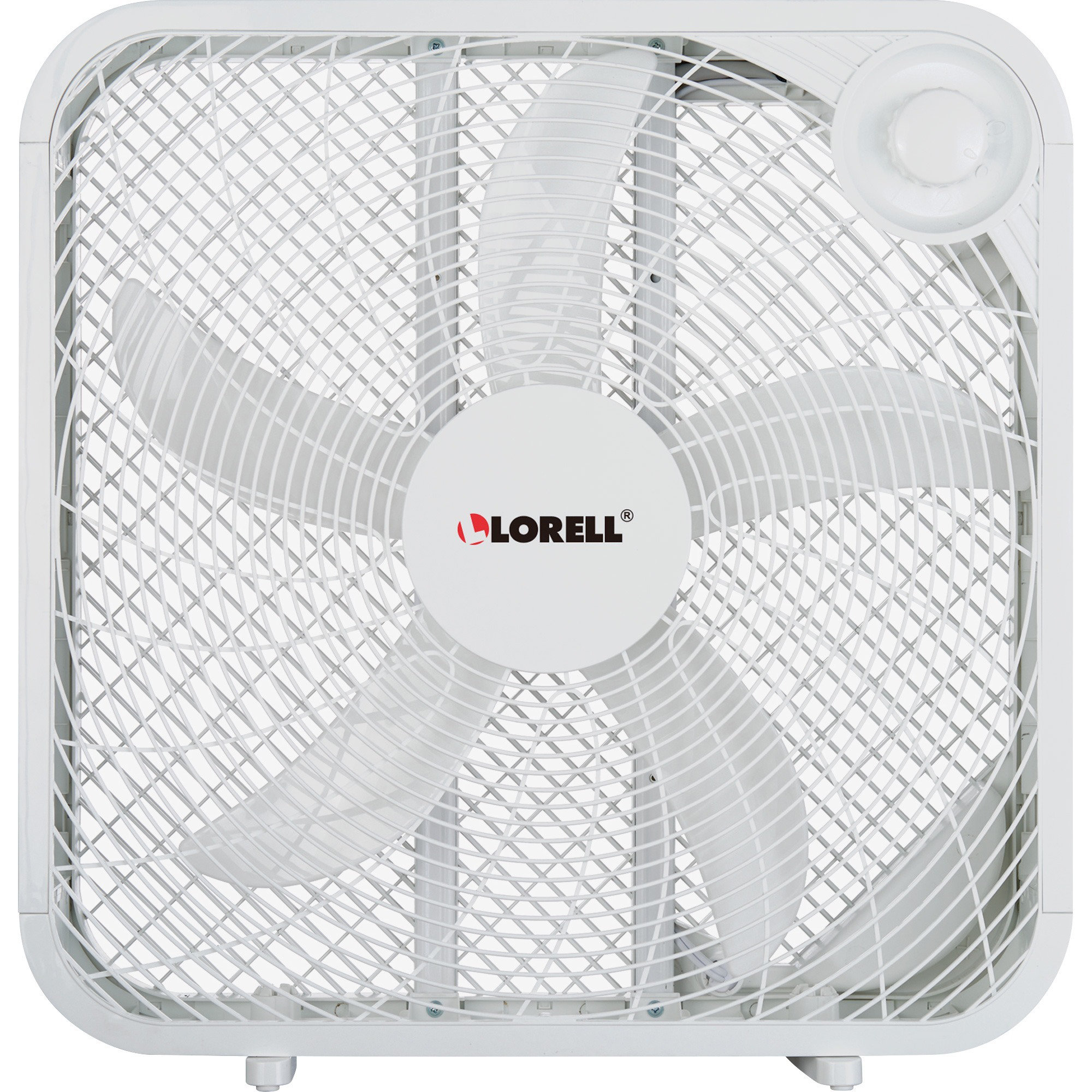 Lorell 3-Speed Box Fan - 3 Speed - Carrying Handle - 21" Height X 4.1 ...