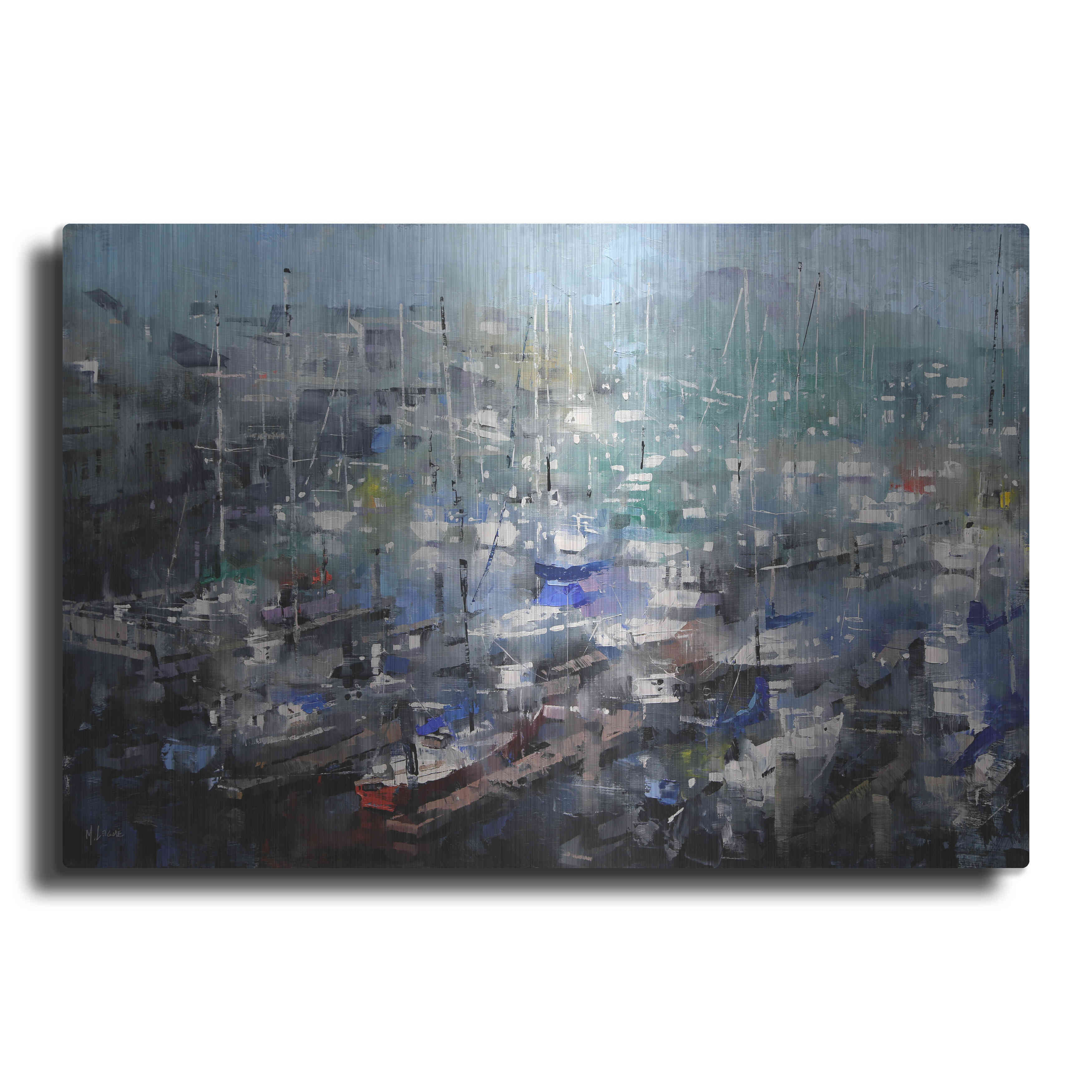 Breakwater Bay Fishermans Wharf by Mark Lague - Unframed Painting on ...