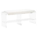 Chelsea House Renee Acrylic Long Bench | Perigold