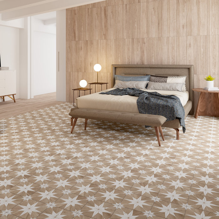 Merola Tile Llama Stella Loire Verso 10" x 10" Porcelain Marble Look ...