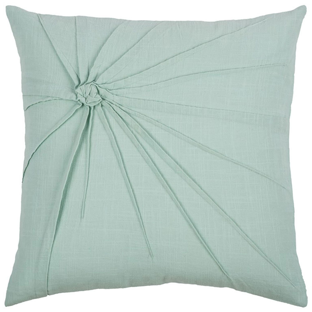HomeRoots Nola Indoor / Outdoor Solid Square Pillow Cover & Insert ...