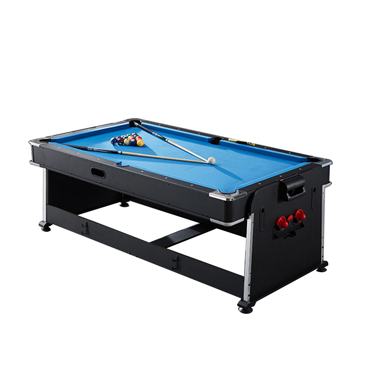 Recon Furniture 83.86'' L 3 Game Rotating Multi Game Table | Wayfair