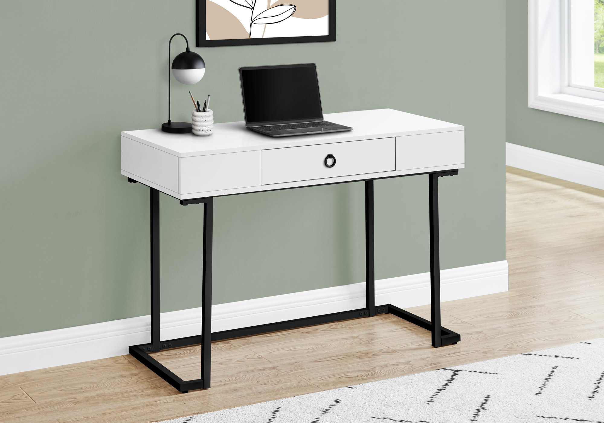 Longshore Tides Computer Desk, Home Office, Laptop, Storage Drawers, 42 ...