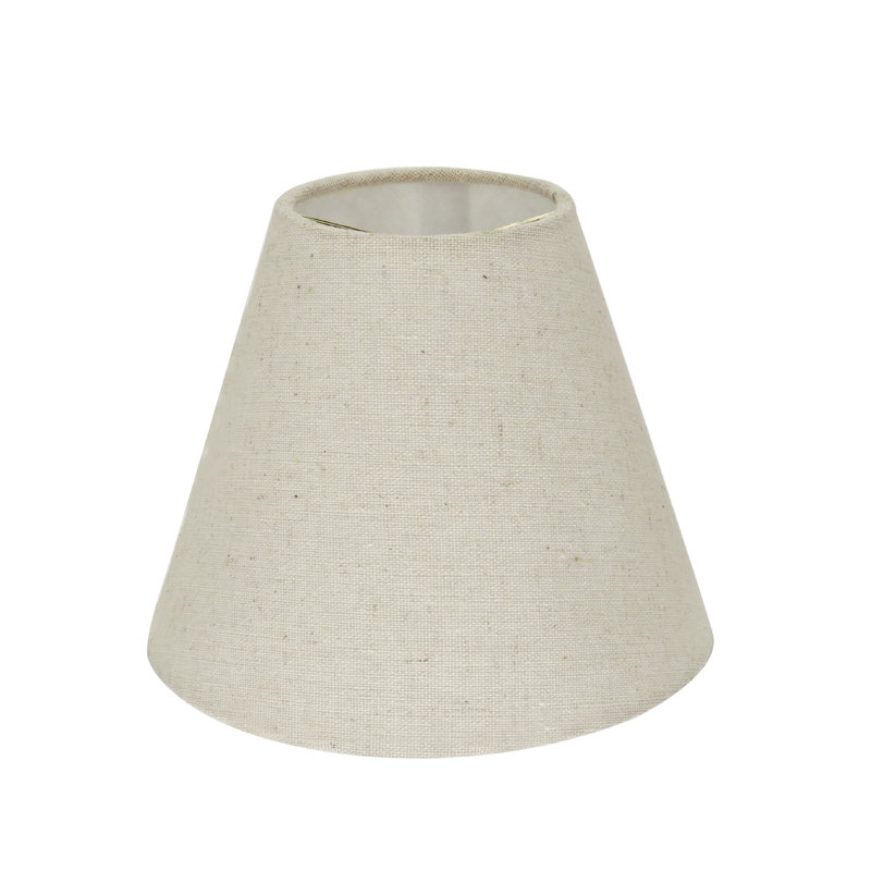 Aspen Creative Corporation 5" H Linen Empire Lamp Shade ( Clip On ) in ...