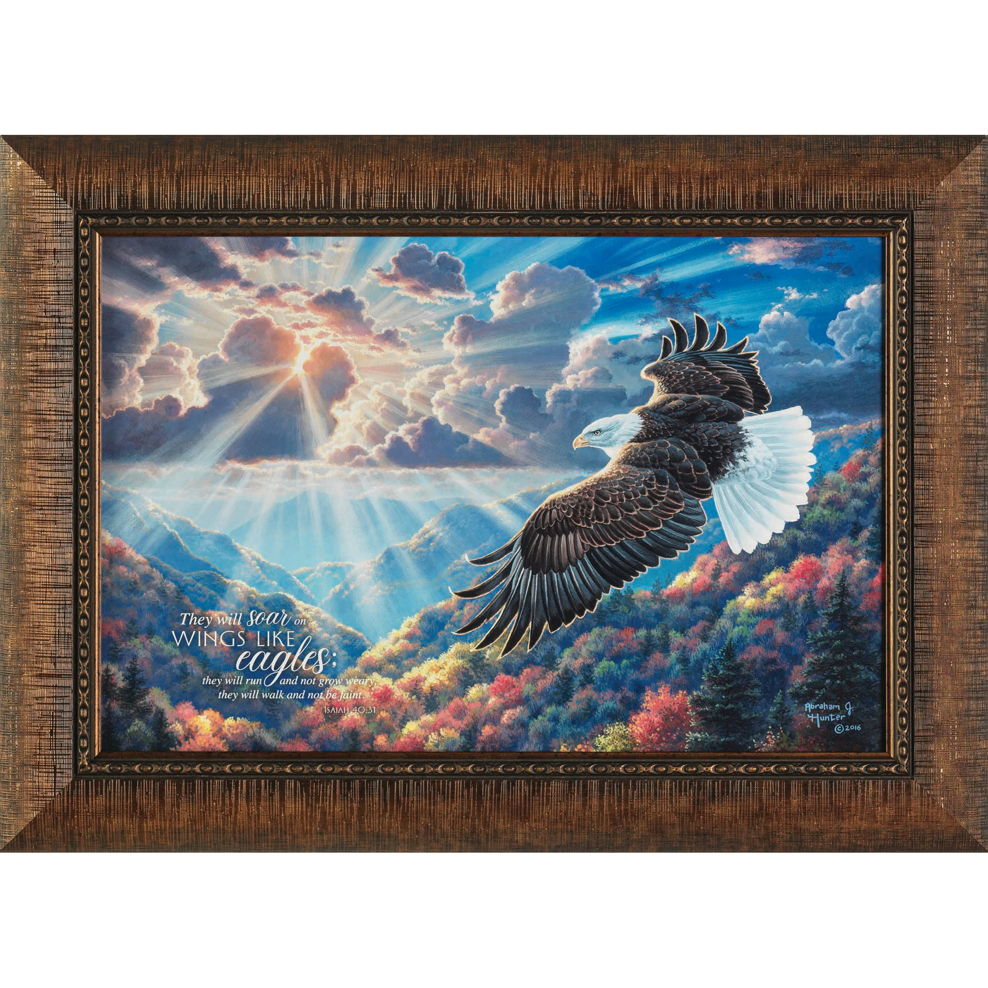 Trinx Framed Wall Art Freedom Eagle - Wayfair Canada