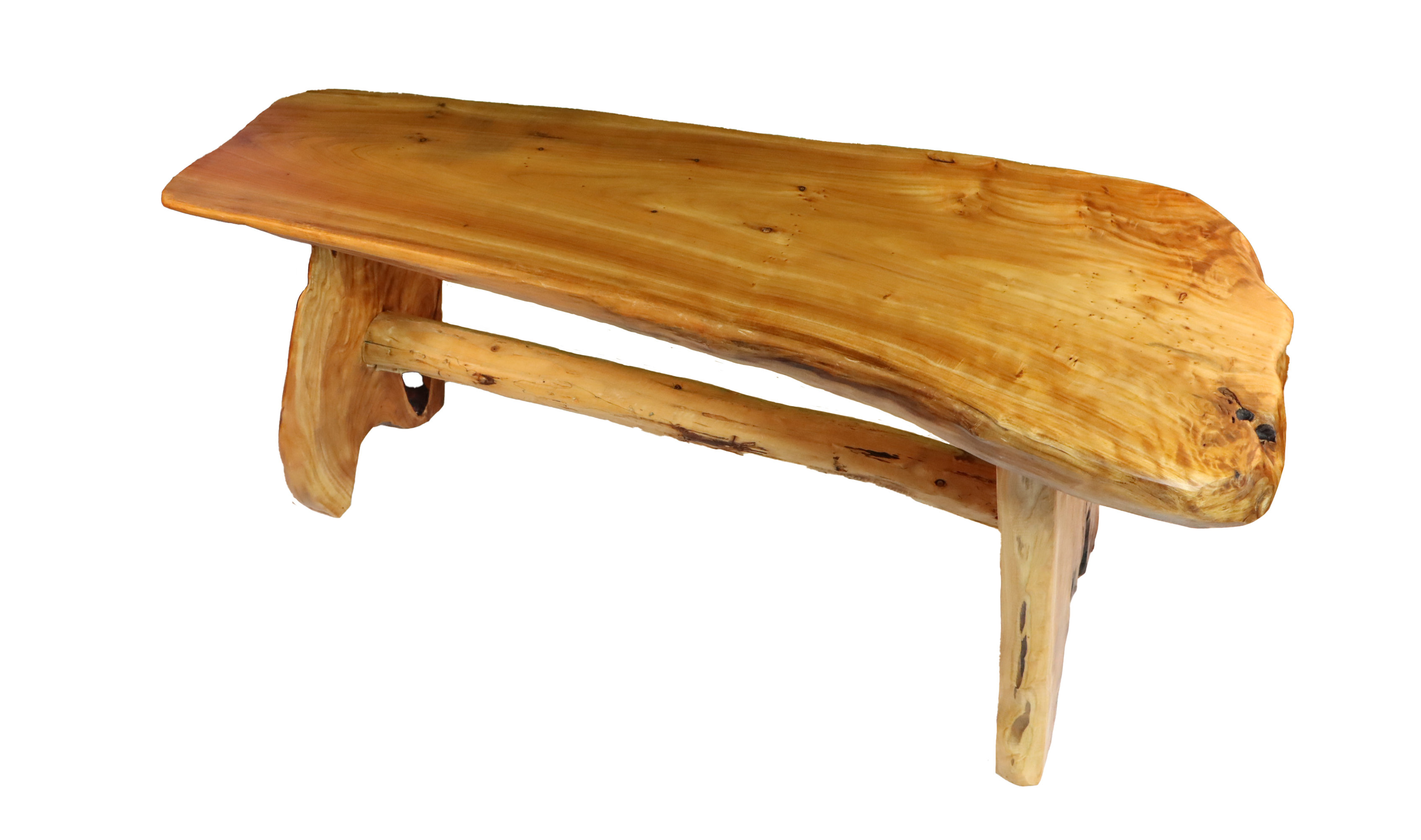 Millwood Pines Cedar Root Stump Bench | Wayfair
