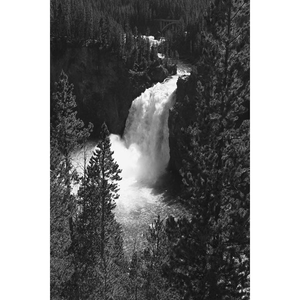 Union Rustic Mountain Waterfall II by Edward C. Morris - Wrapped Canvas ...