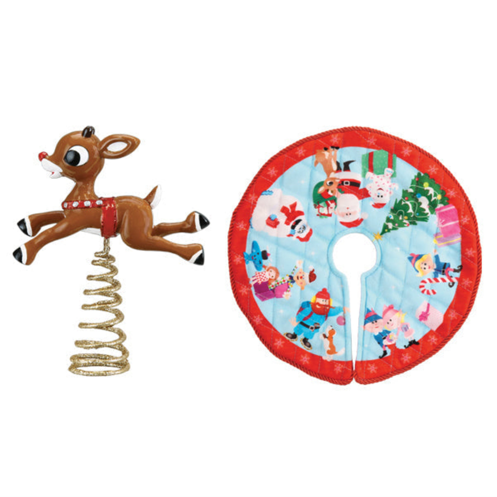 Old World Christmas Mini Rudolph The Red Nosed Reindeer Tree Topper and ...