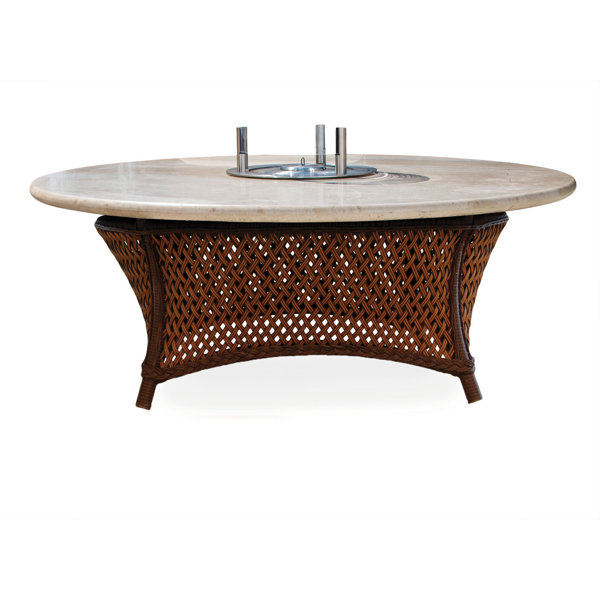 Lloyd Flanders Grand Traverse Vinyl Fire Pit Table | Perigold