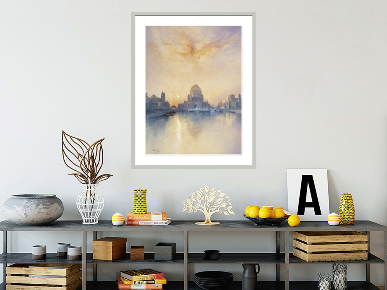 Canora Grey Chicago World's Fair by Thomas Moran -Framed Giclee Print ...