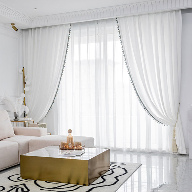 Visionary Home Mira Rayon Sheer Curtain Pair & Reviews | Wayfair