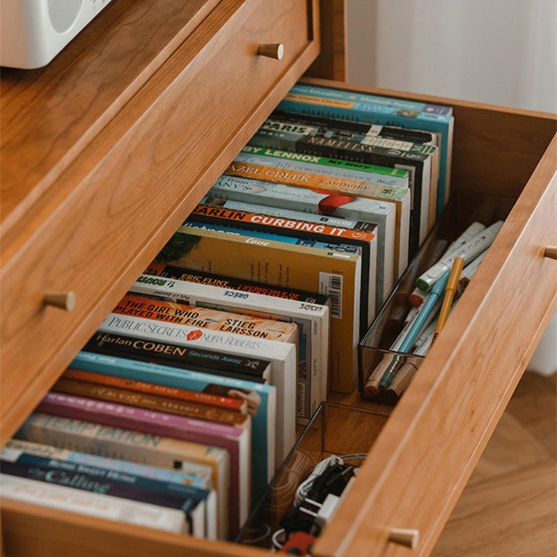 Parttlion Japanese style simple solid wood bookcase | Wayfair