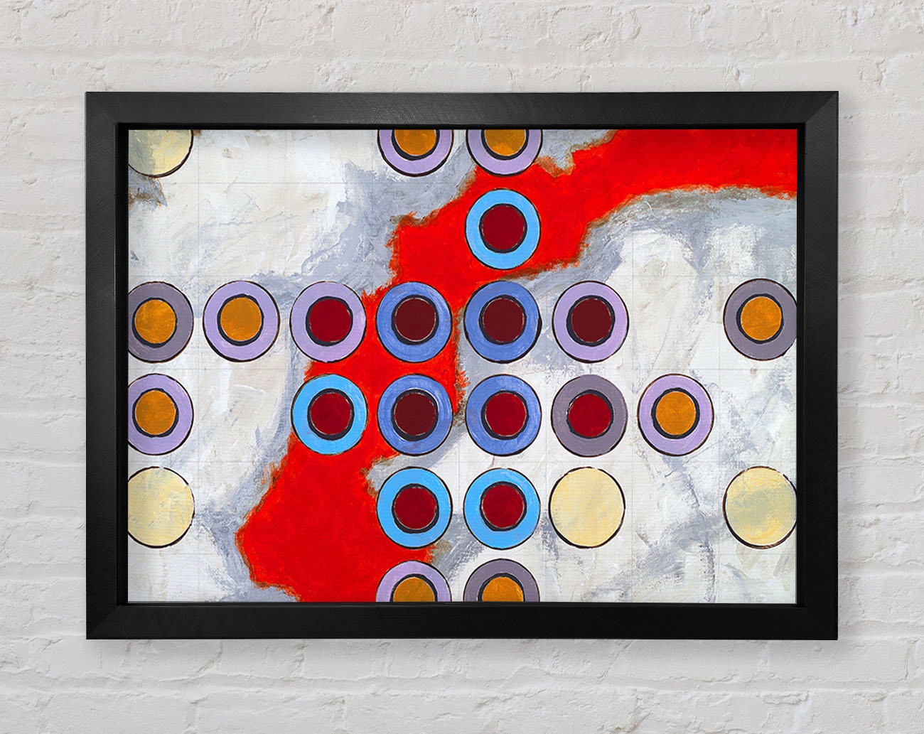 Bright Star Path Across The Red - Single Picture Frame Art Prints ...