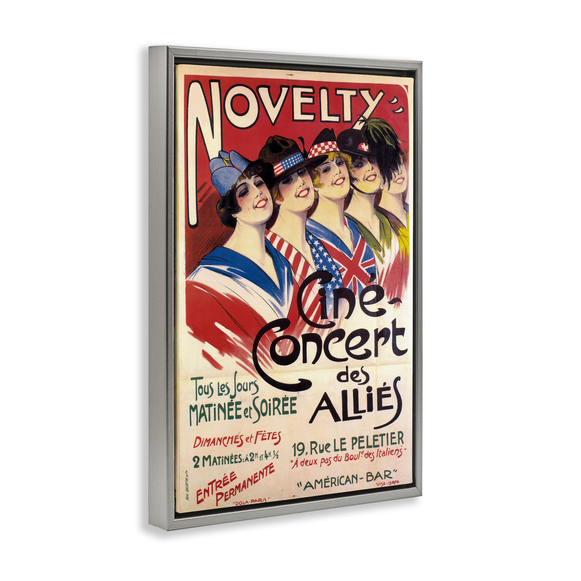 Latitude Run® Vintage Novelty Concert Floating Frame, design by Marcus ...