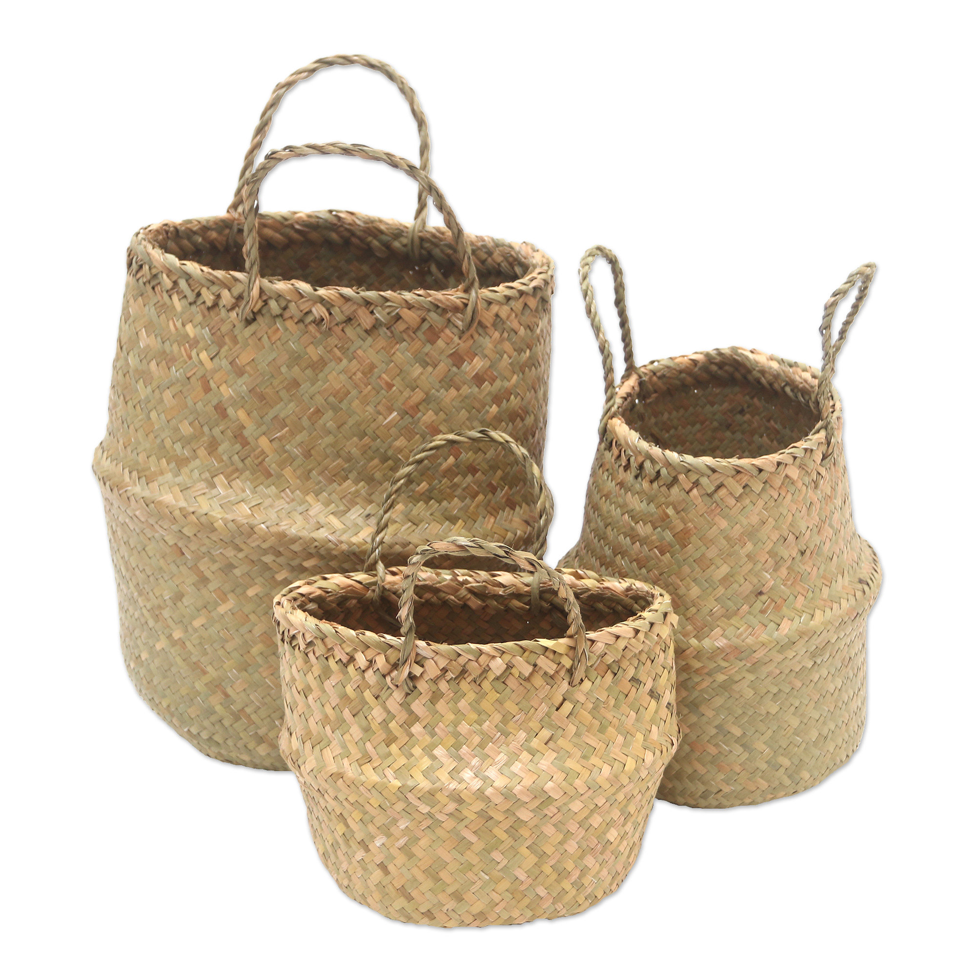 Bayou Breeze 3 Piece Wicker Basket Set - Wayfair Canada