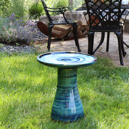 Wayfair | Ceramic Bird Baths You'll Love in 2023