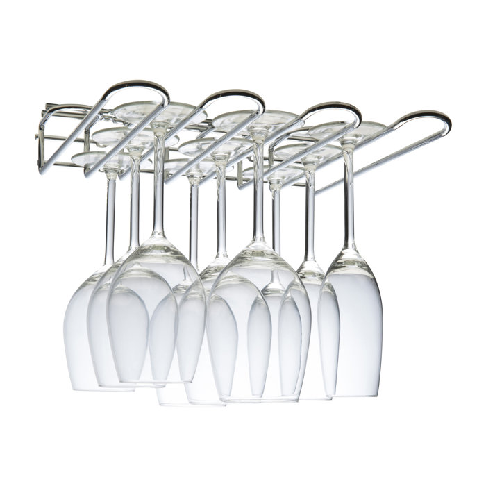 Symple Stuff Metro Wall Mounted Wine Glass Rack & Reviews | Wayfair.co.uk