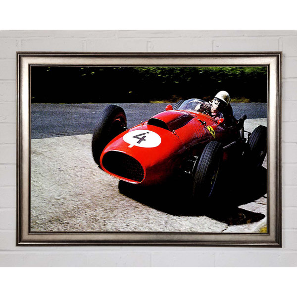 Brayden Studio Ferrari Formula One Number 4 - Single Picture Frame Art ...
