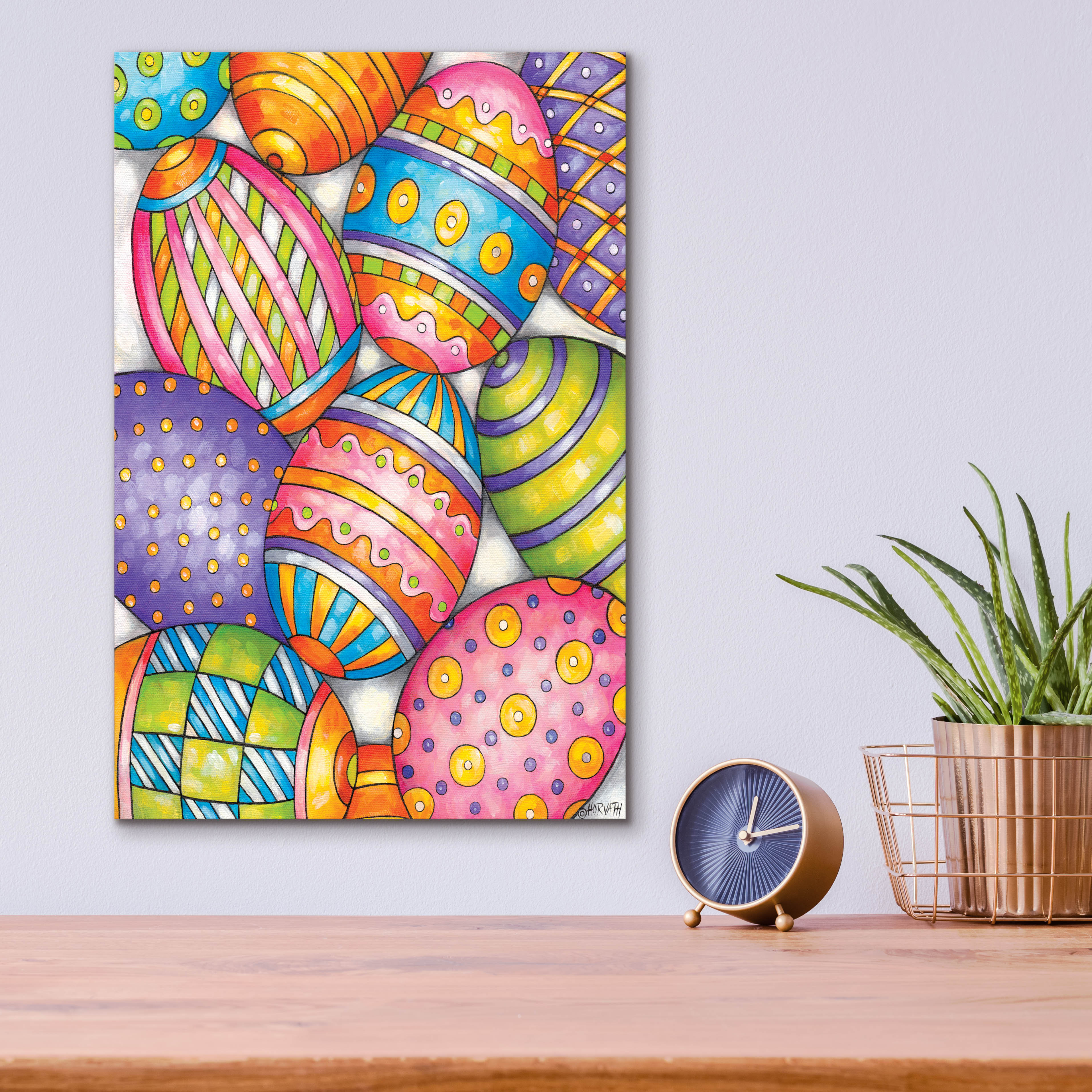 The Holiday Aisle® 'Easter Eggs' by Cathy Horvath-Buchanan Acrylic ...