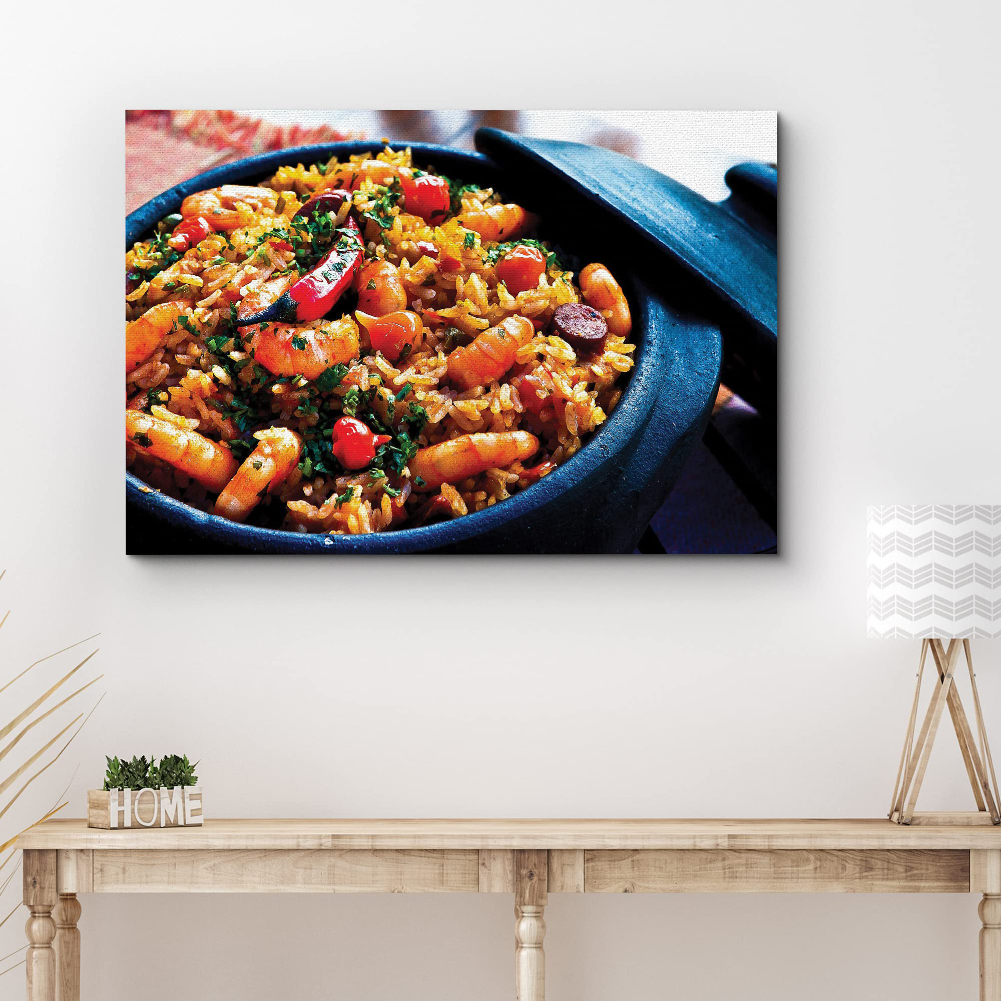 IDEA4WALL Kitchen Food " Louisiana Style Jambalaya With Shrimp And ...