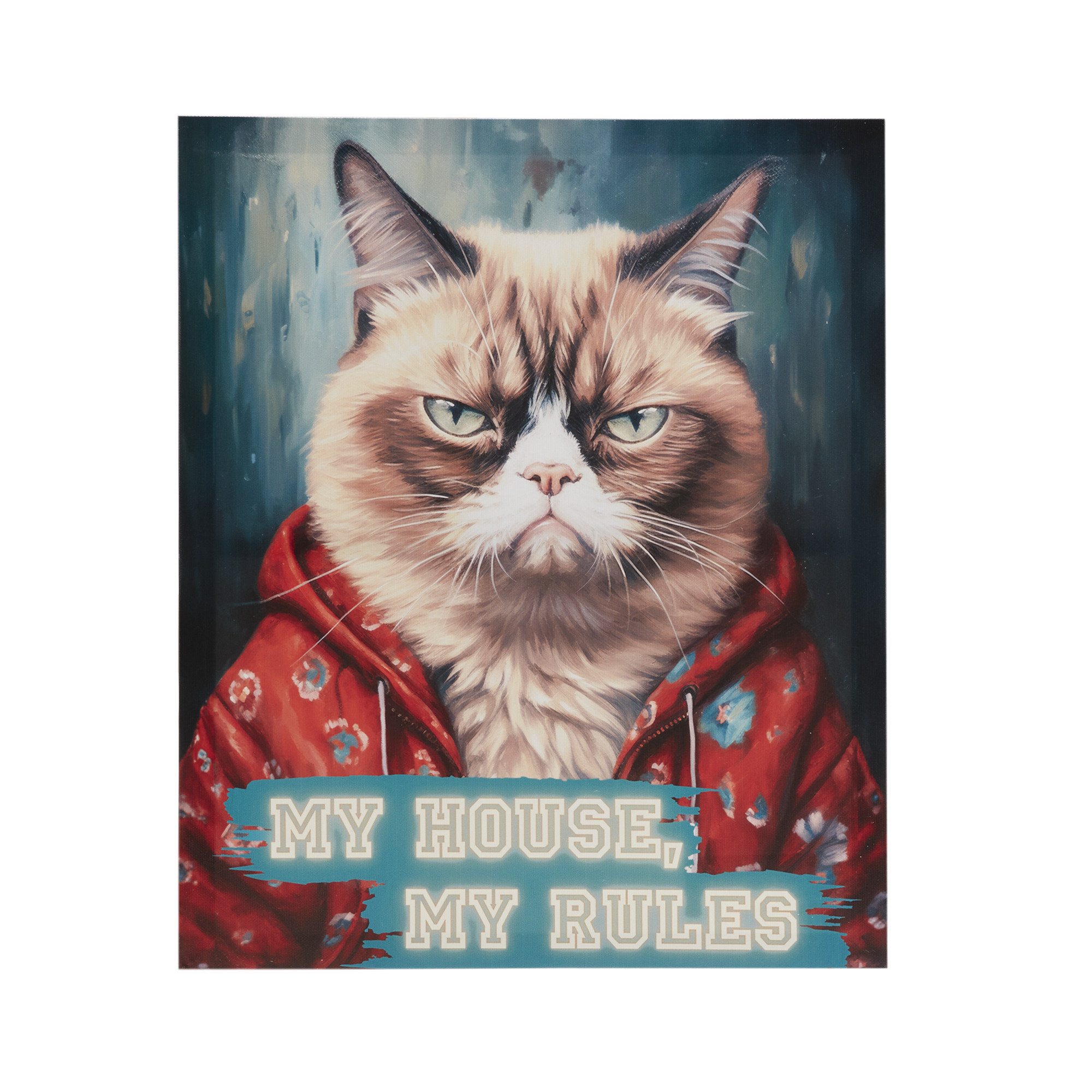 Trinx " Grumpy Cats My House, My Rules " by Tessa Kane & Reviews | Wayfair