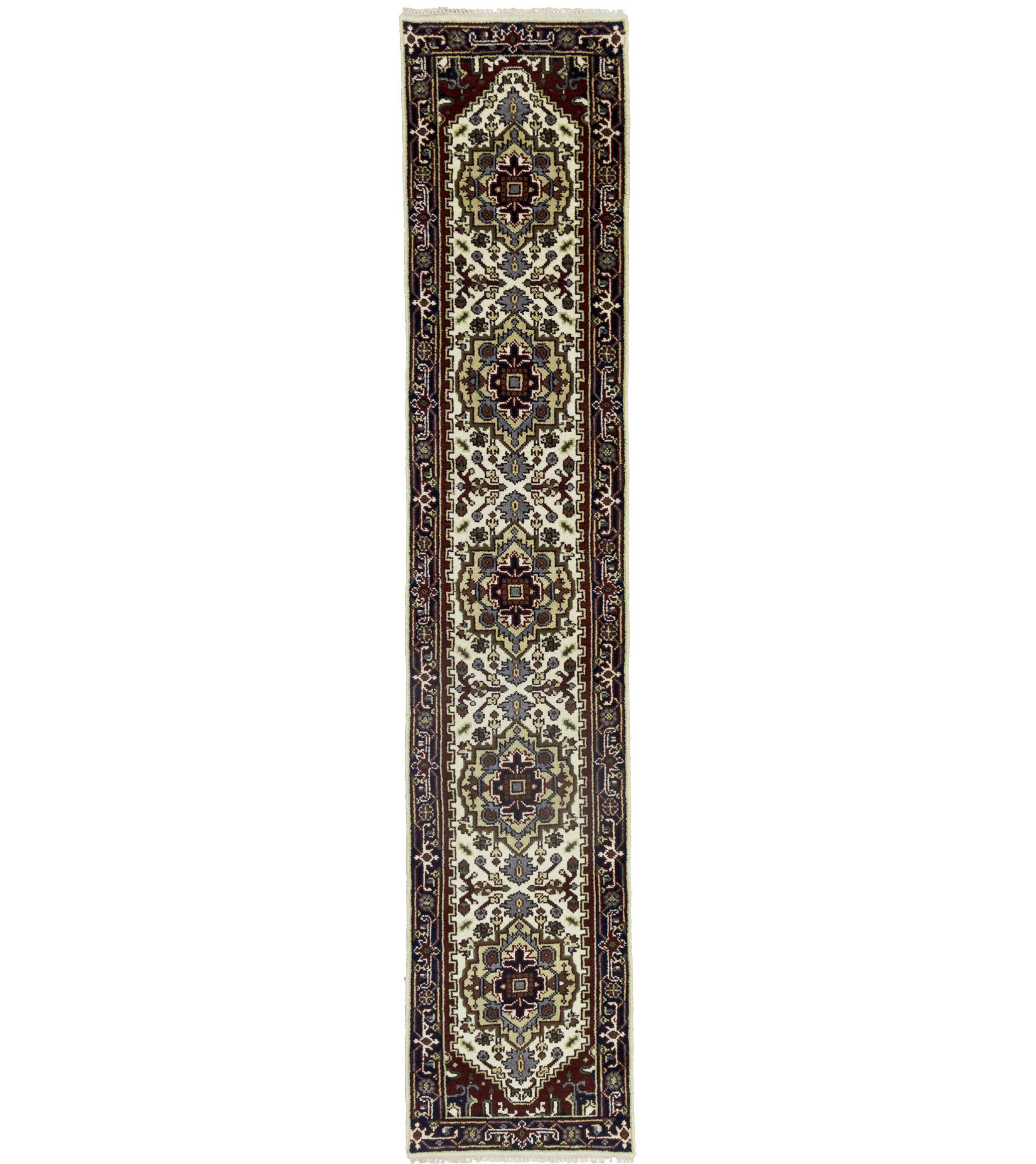 Darby Home Co Whalley Oriental Handmade Hand-Knotted Runner 2'5" x 12'3 ...