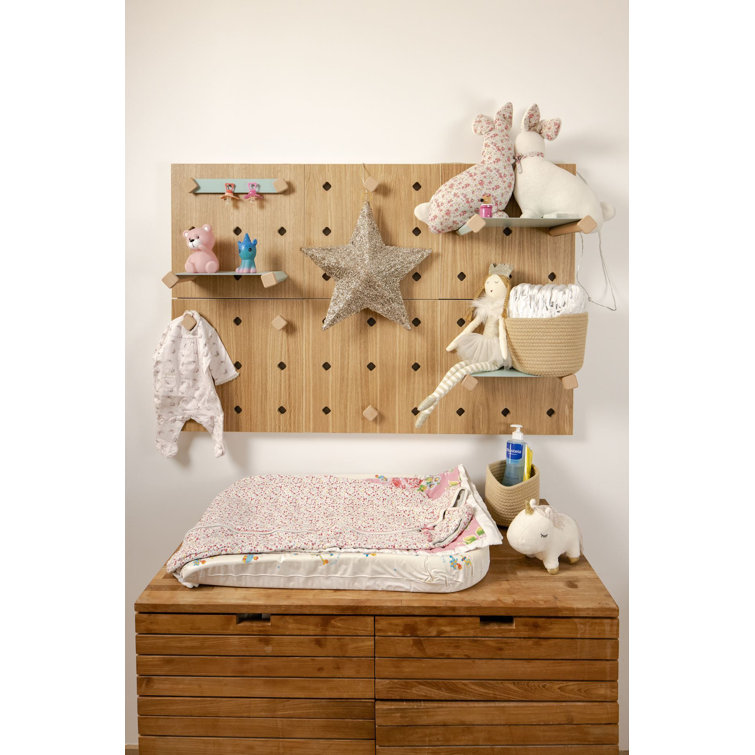 Brayden Studio Burket Modular Pegboard Overbed Table | Wayfair.co.uk